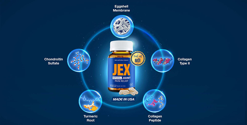 JEX - Giúp giảm đau, tái tạo sụn khớp, xương dưới sụn